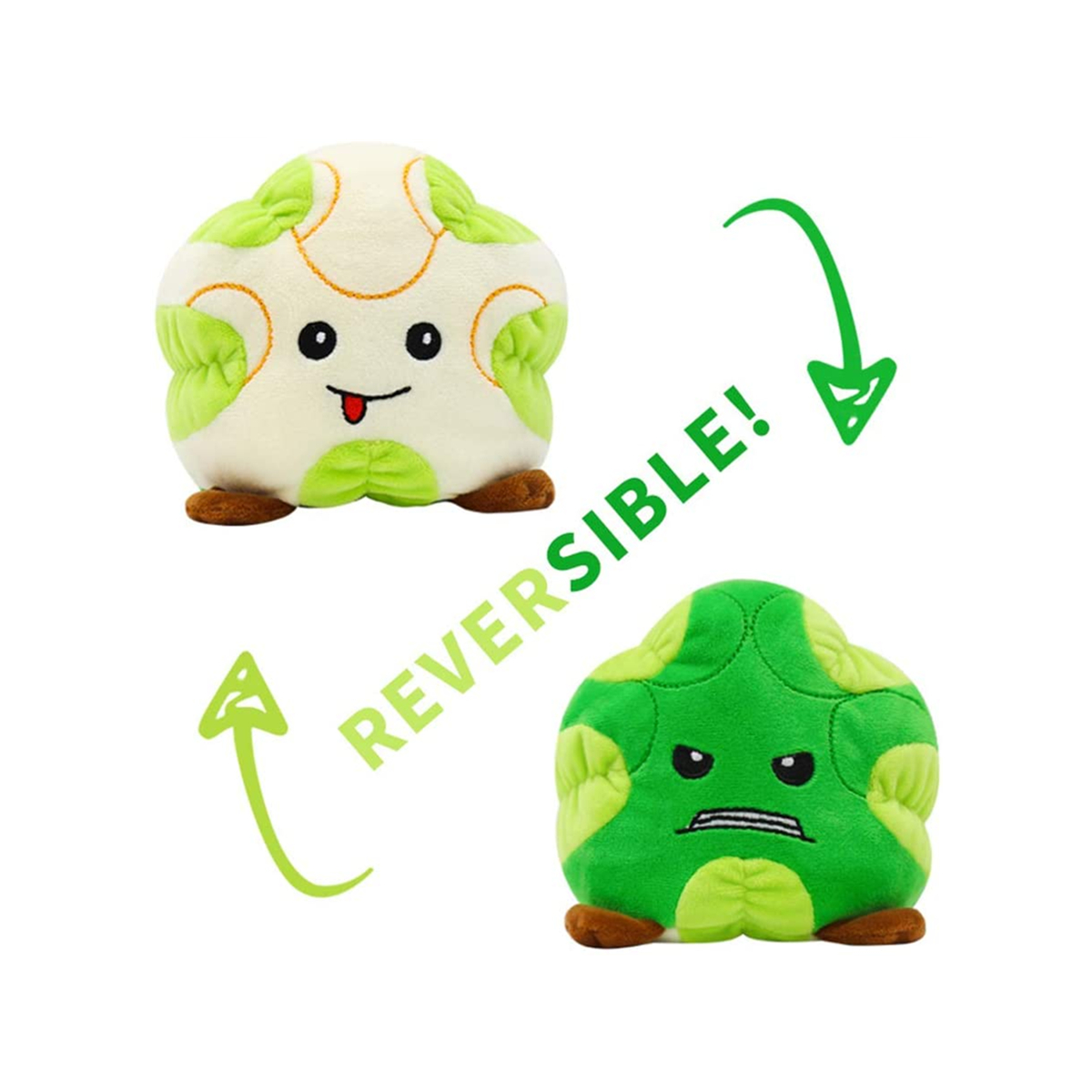 Reversible plush toys