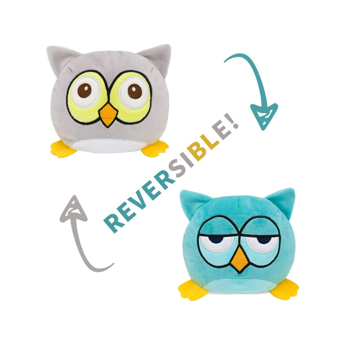 Reversible plush toys