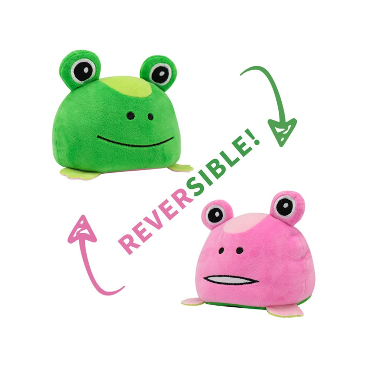 Reversible plush toys
